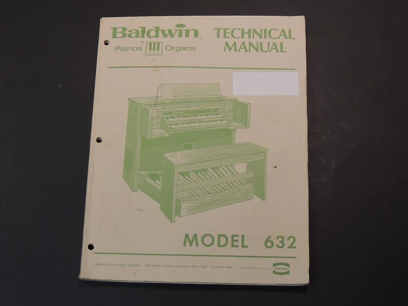 Baldwin Model 632 Technical Manual [Three Wave Music] | Reverb