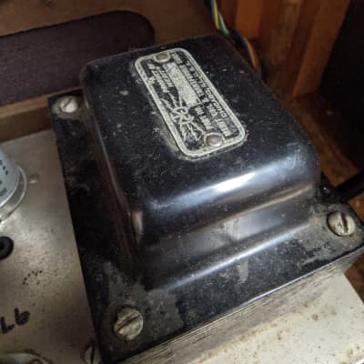 Ampower Tremolo Model 80 Guitar Combo Amplifier, Tan (used) | Reverb