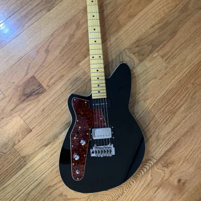 Reverend Double Agent OG Left Handed Maple Neck Black | Reverb