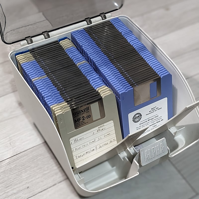 Ensoniq Mirage 74 Floppy Disk Set (MUG Synth Collection) | Reverb