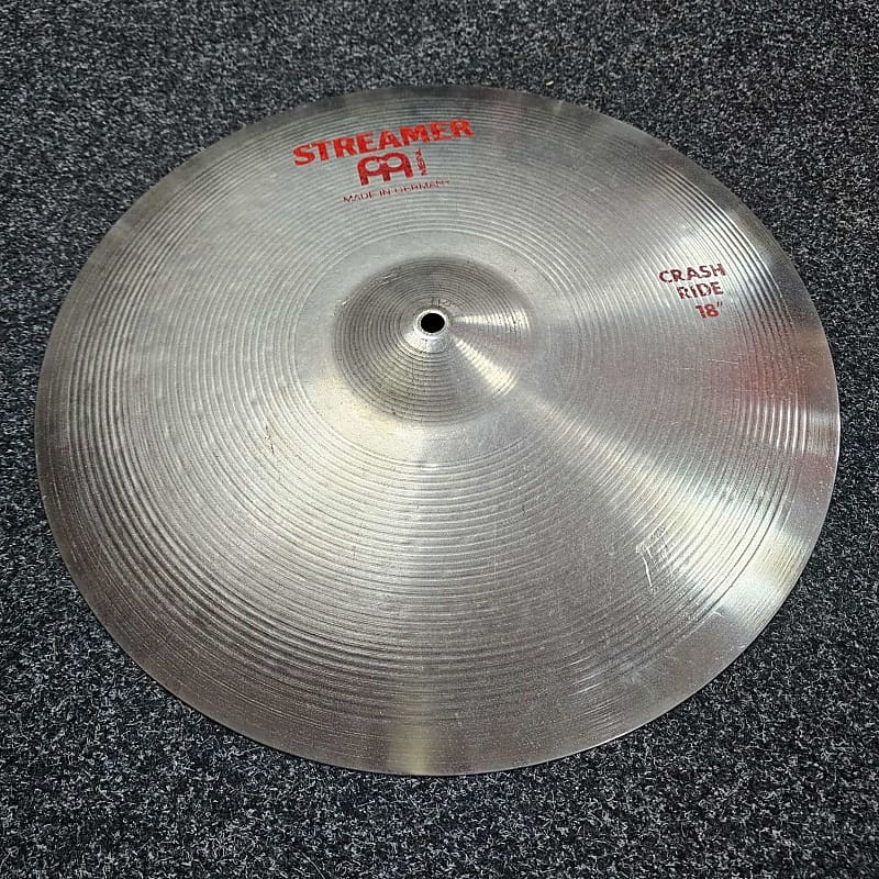 Crash Ride Cymbal 18" Meinl Streamer Vintage USED! | Reverb