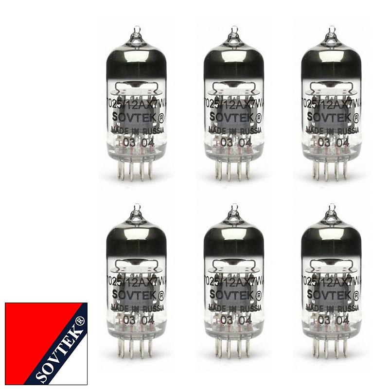 Gain Matched Sextet (6) Sovtek 12AX7WA 7025 ECC83 Vacuum | Reverb