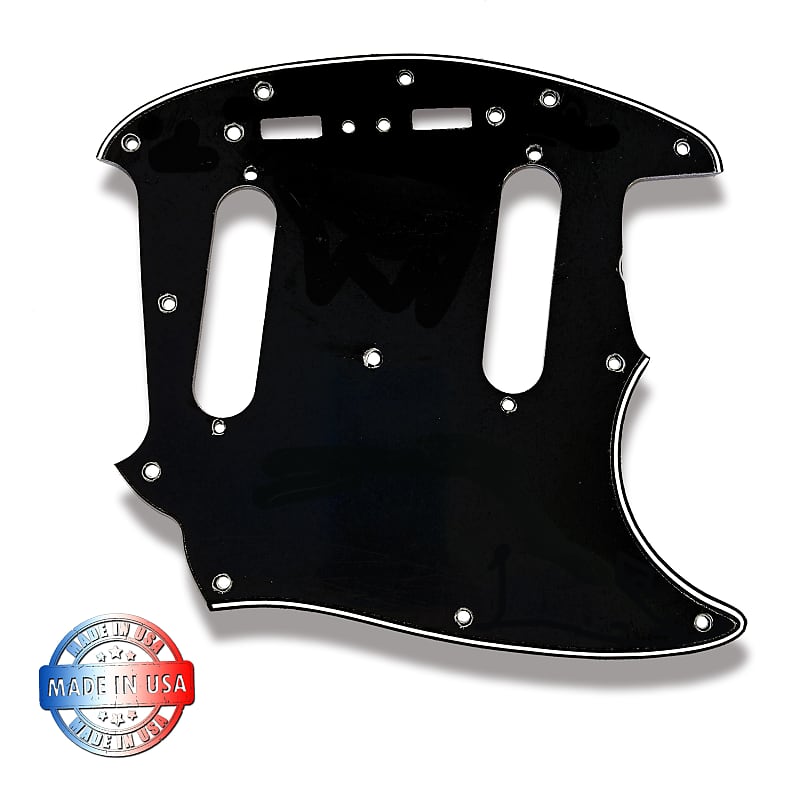 GaryG's 3 Ply Wide Bevel Black Pickguard for Original | Reverb