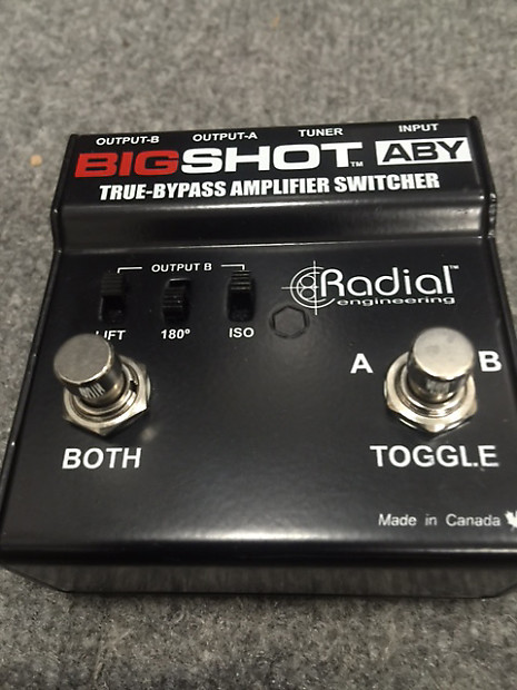 Radial Big Shot ABY Black | Reverb