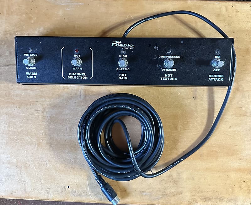 Genz Benz El Diablo 100 Footswich 2006 - Black steel | Reverb