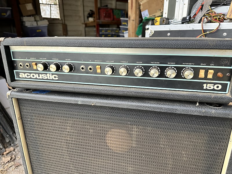 Vintage Acoustic 150 Series Bass Amp Amplifier Head | Reverb