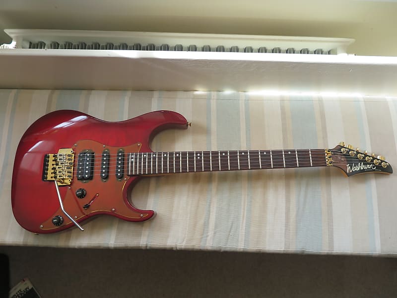 Washburn Mercury Series MG-70 1990's - Translucent Red | Reverb UK