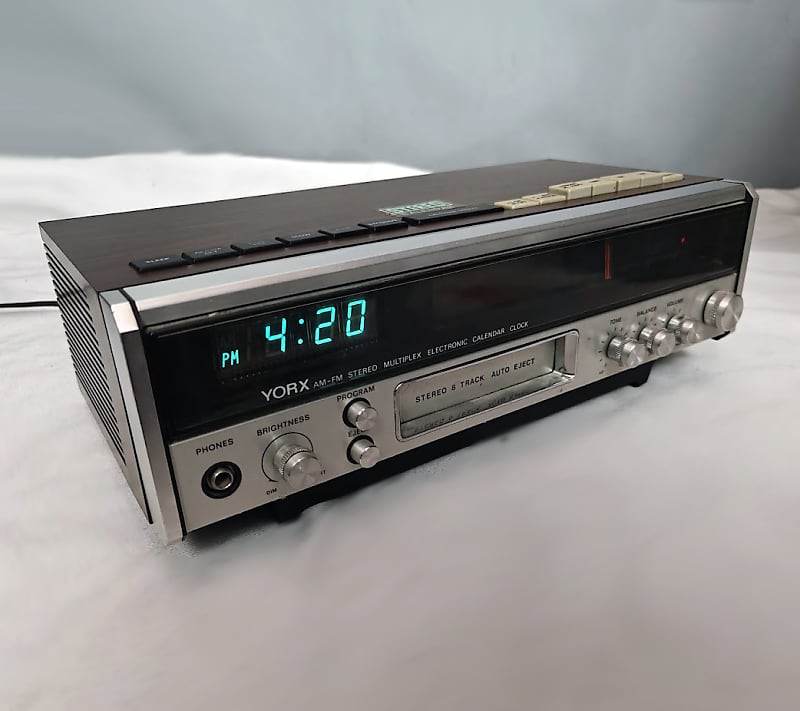 YORX R5265 AM-FM,AC Radio Receiver Stereo Calendar Alarm | Reverb