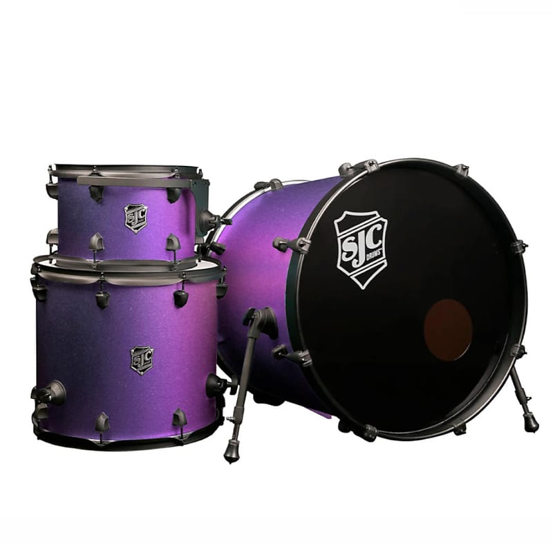 SJC Custom Drums Pathfinder Series 3-piece Shell Pack (Purple | Reverb