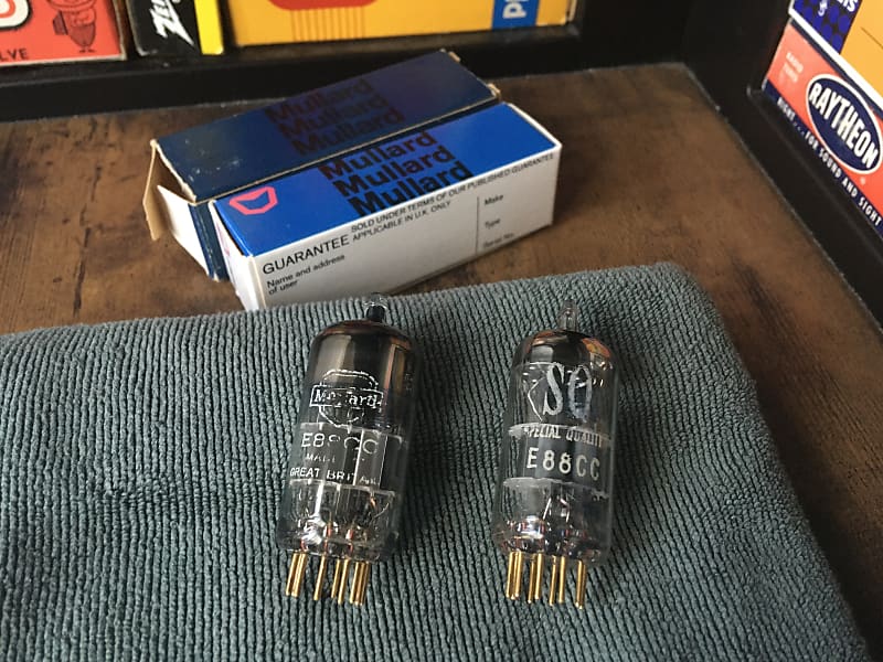 2 NOS Mullard E88CC 6922 Stereo Tubes | Reverb UK