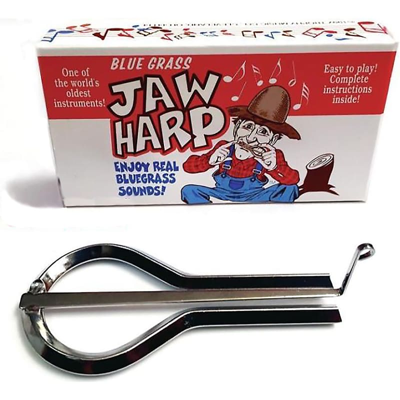Grover Trophy 8037 Blue Grass Jaw Harp, Nickel Plated - Made | Reverb