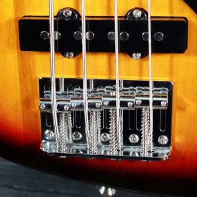 Flight Mini JB SB Bass 23" Scale Sunburst | Reverb