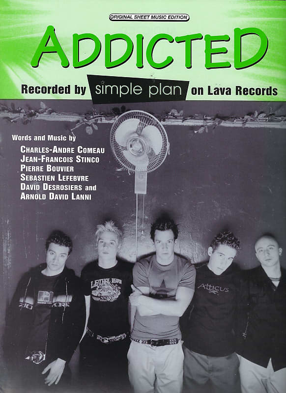 Simple Plan Addicted Sheet Music | Reverb