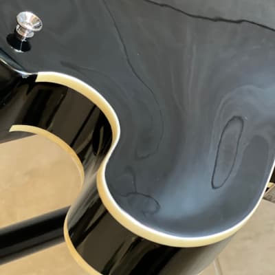 Epiphone Rivoli Bass Guitar 1994 - Ebony 30 Year old MINT! | Reverb