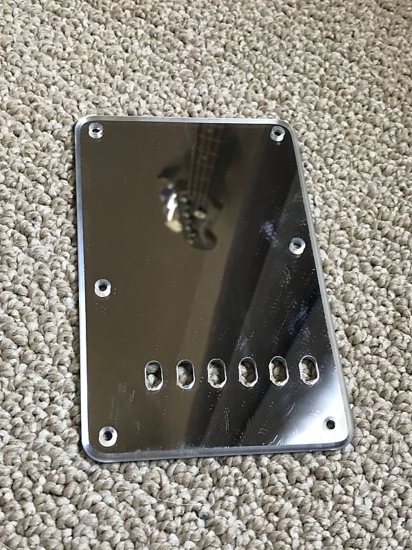 Musiclilly Mirrored Strat backplate | Reverb