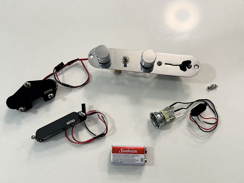 2023 EMG Active T SYSTEM Solderless Telecaster Pickup Set | Reverb