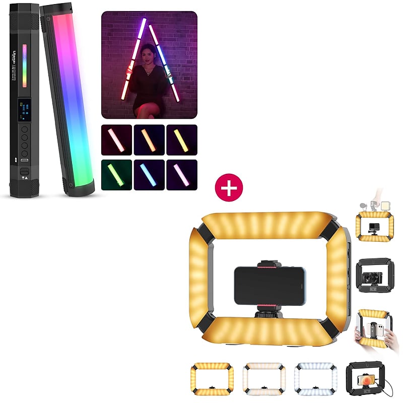 Ulanzi U200 Handheld Ring Light + Ulanzi Vl110 Rgb Handheld | Reverb