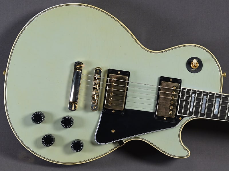Gibson Les Paul Custom Frost Blue Murphy Lab Light Aged | Reverb