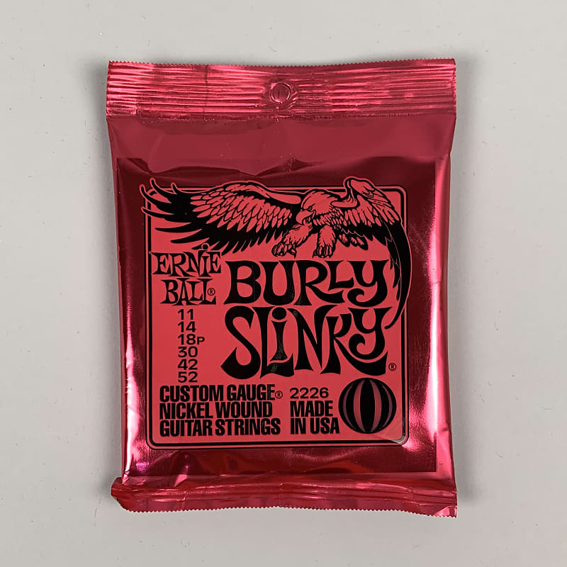 Ernie Ball Burly Slinky Nickel Wound Electric Guitar Strings, | Reverb