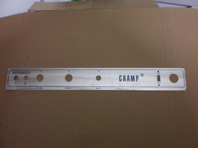 Fender NOS Champ Face Plate 1970's | Reverb Australia