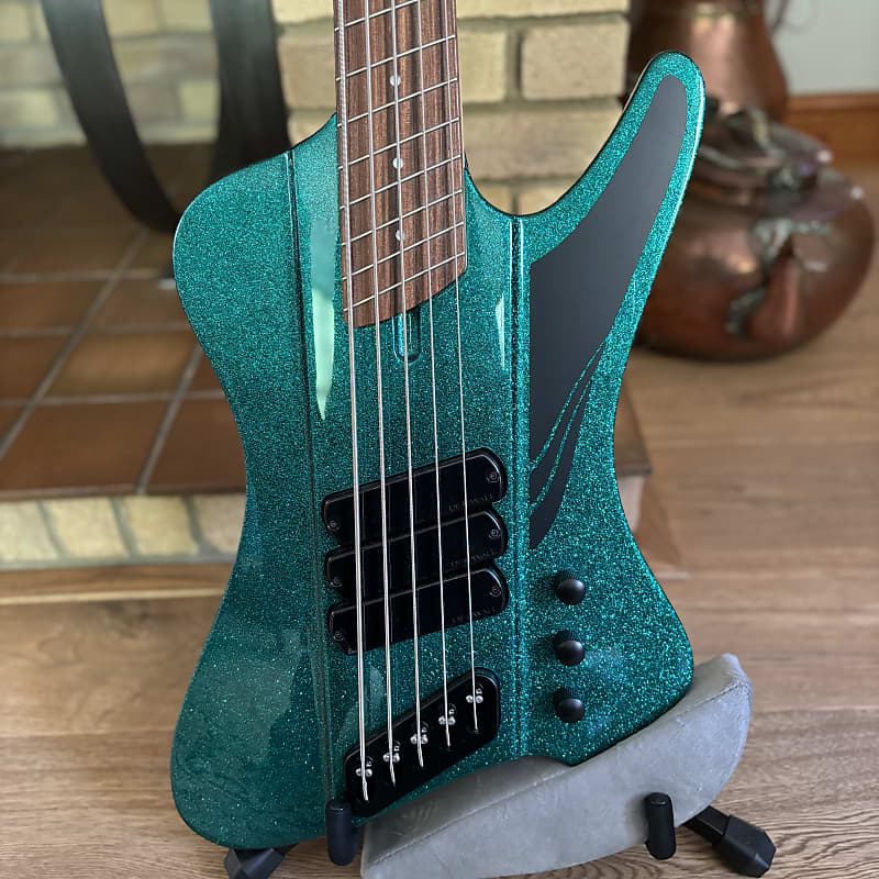 Dingwall D-Roc Standard 5 Metalflake Aquamarine | Reverb