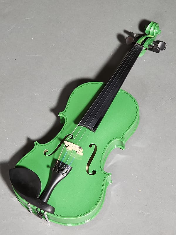 No Name 4/4 Metallic Green Violin 2020's - with Case and Bow | Reverb