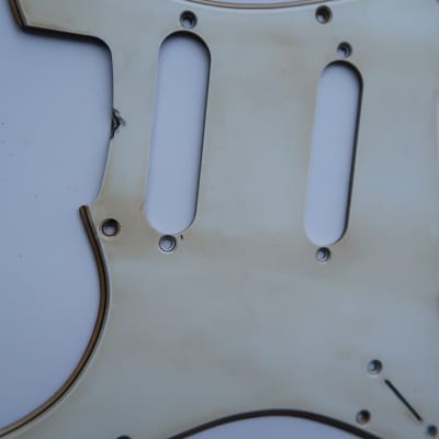 Left handed fender stratocaster 63 -71 celluloid Pickguard | Reverb