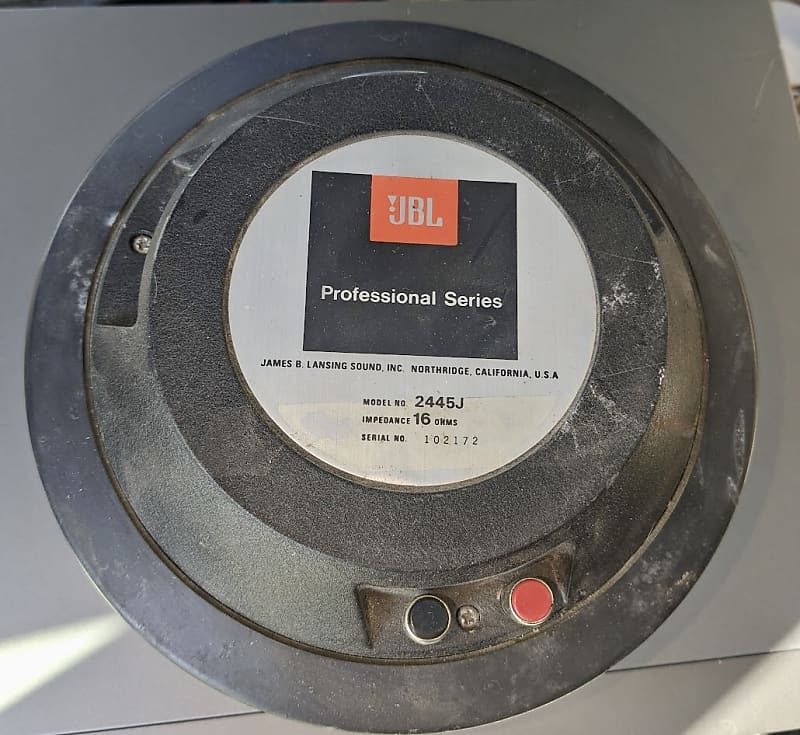JBL 2445j driver 16 ohm good operating condition | Reverb