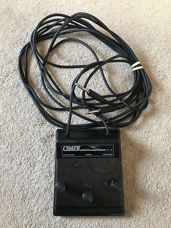 RARE 90's CRATE FS-80 3-Button Guitar Footswitch NICE fits | Reverb