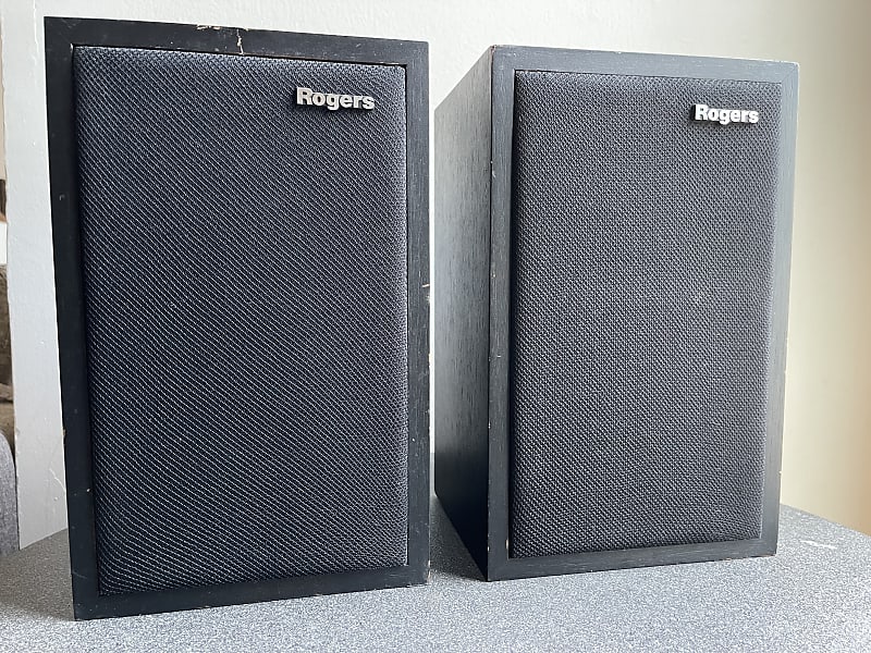 Rogers LS3/5A Monitor LoudSpeakers Black | Reverb