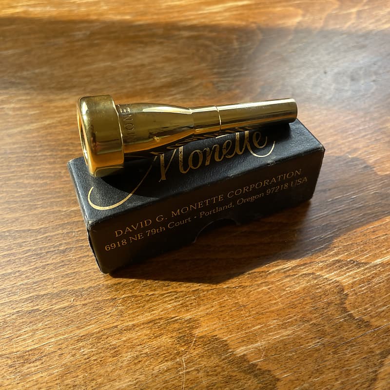 Monette Trumpet Mouthpiece B2S3 - Gold | Reverb