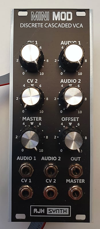 AJH Synth MiniMod Discrete Cascaded VCA "Dark Edition" | Reverb