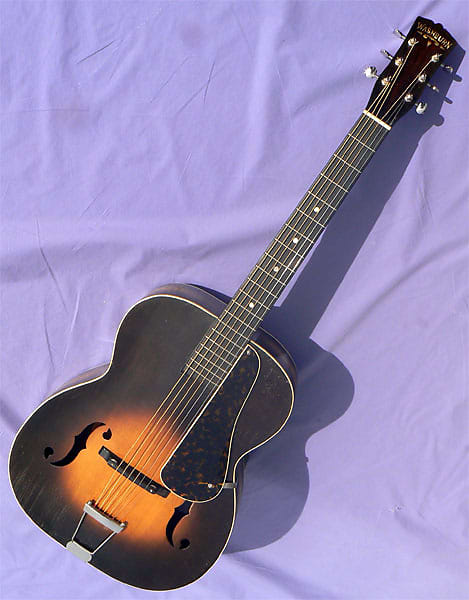 c.1935 Washburn Deluxe: Very Rare Top-Line Prewar Archtop, | Reverb
