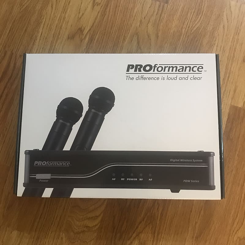 PROformance PDW-HH2 UHF Digital Wireless with 2 Handheld Mics | Reverb