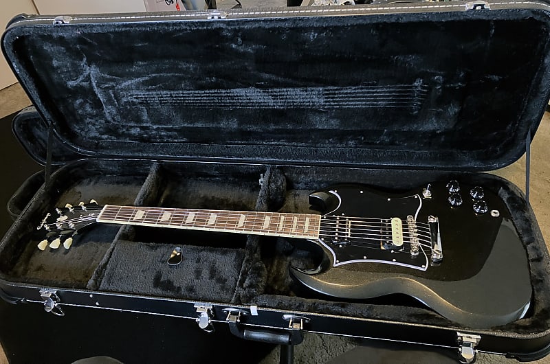 Epiphone SG Traditional Pro Electric Guitar - Graphite Black | Reverb