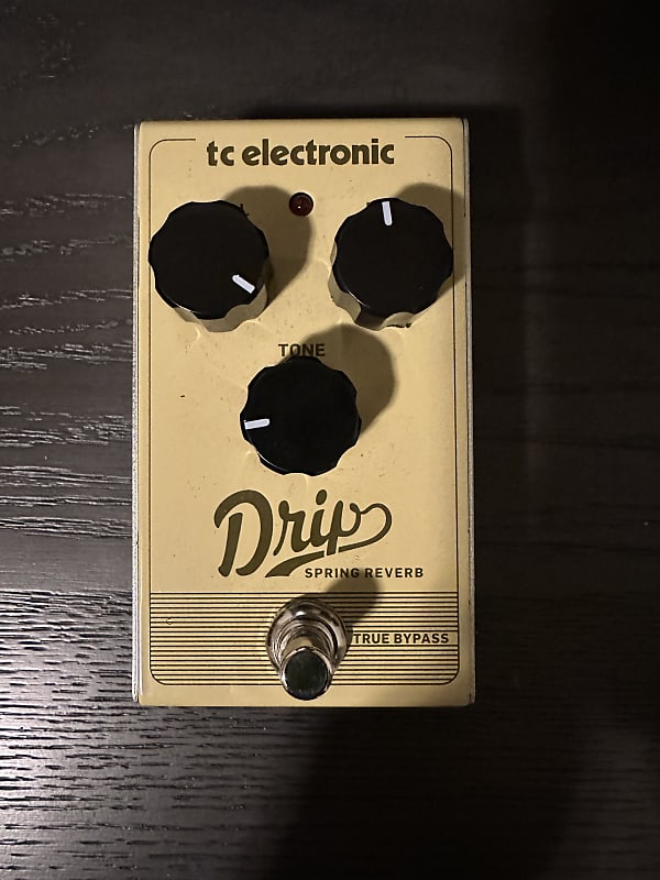 TC Electronic drip analog reverb pedal 2023 - Gold | Reverb