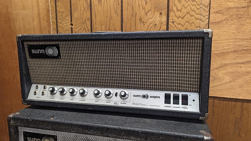 1960s Sunn Sceptre Vintage 60-Watt Tube Amp Head | Reverb