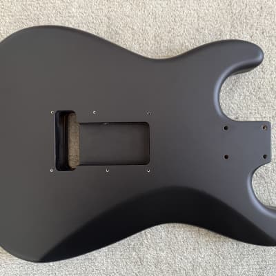 Warmoth Stratocaster Body - Black Satin | Reverb