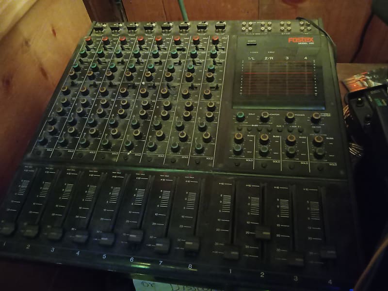 Fostex 450 8ch console 1983 - Black | Reverb