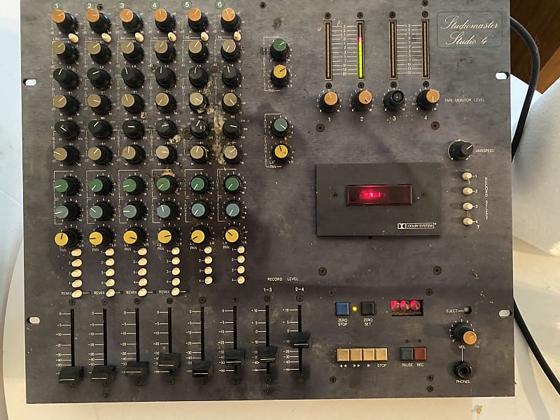 Studiomaster 4 Powered Mixer Tape Deck | Reverb