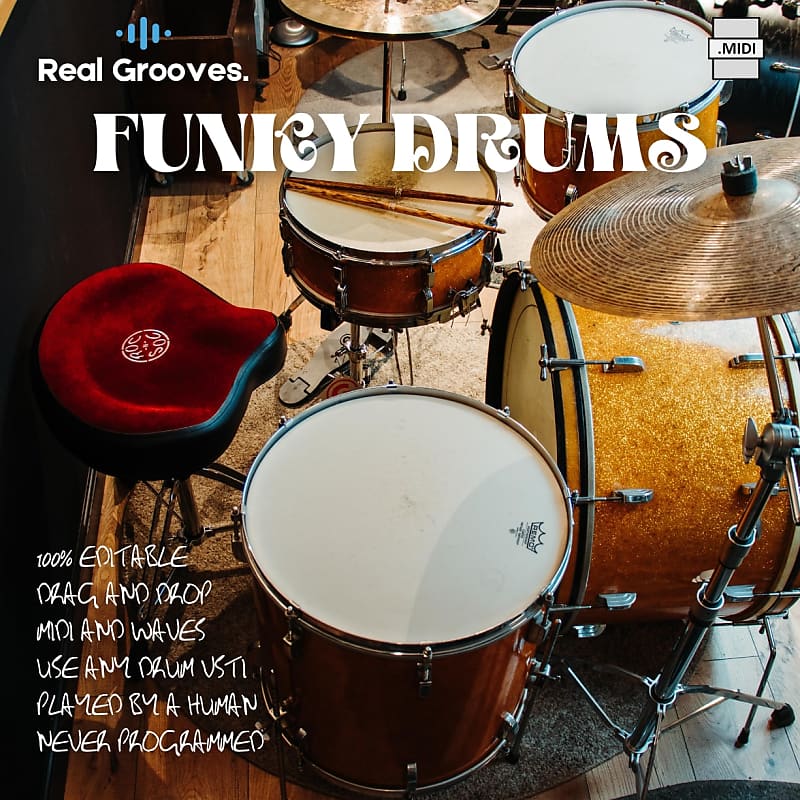 Real Grooves Funky Drums MIDI Groove Pack | Reverb