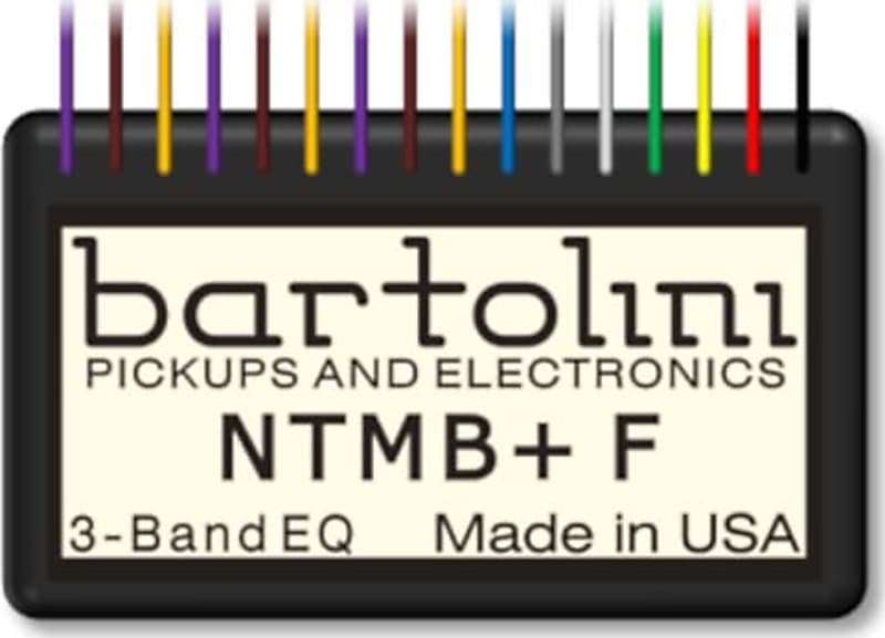 Bartolini NTMB+ GF Pre-Wired Bass Preamp Module, 3-Band EQ | Reverb