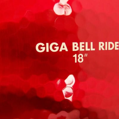Paiste 2002 18" Giga Bell Ride Cymbal/Red-White | Reverb