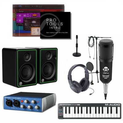 Home Studio Recording Bundle Set Mackie Monitors Tascam w/ | Reverb
