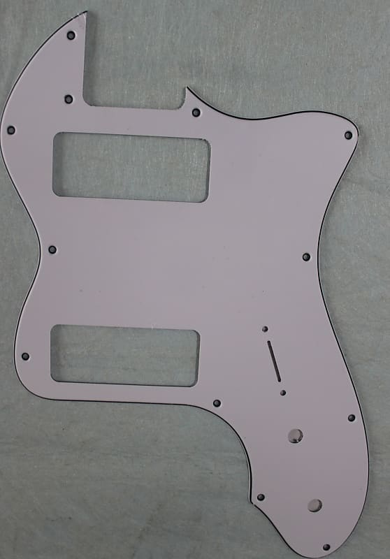 Custom New 3 Ply White For Fender 72 Telecaster Thinline P90 | Reverb