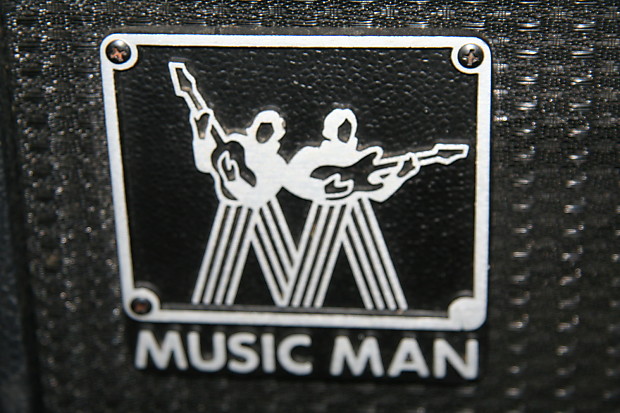 Music Man Amplifier Logo 1970's metal W/ Screws | Reverb