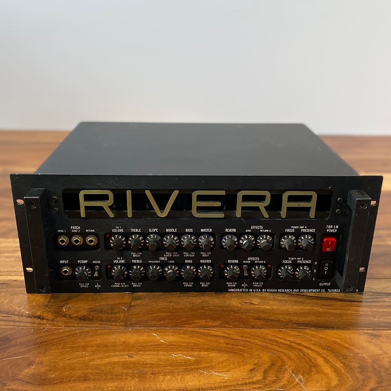 Rivera TBR-1M Vintage 120W Rack Mount Tube Guitar Amplifier | Reverb