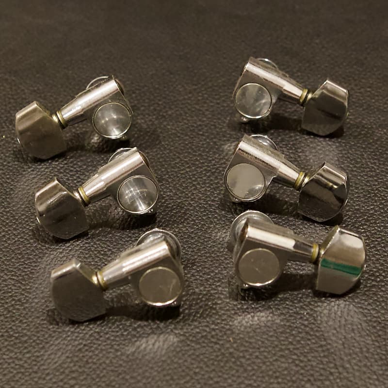 Vintage Gibson 1981 Chrome Guitar Tuners Tuning Heads Les | Reverb