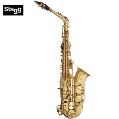 Stagg WS-AS-215 Student Eb Alto Sax w/ Case | Reverb