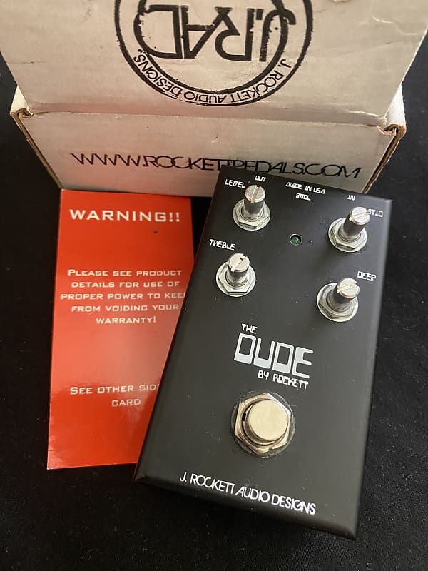 J. Rockett The Dude V- 1 Black | Reverb